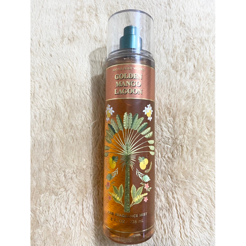 Bath & Body Works Golden Mango Lagoon Fine Fragrance Mist | Shopee ...