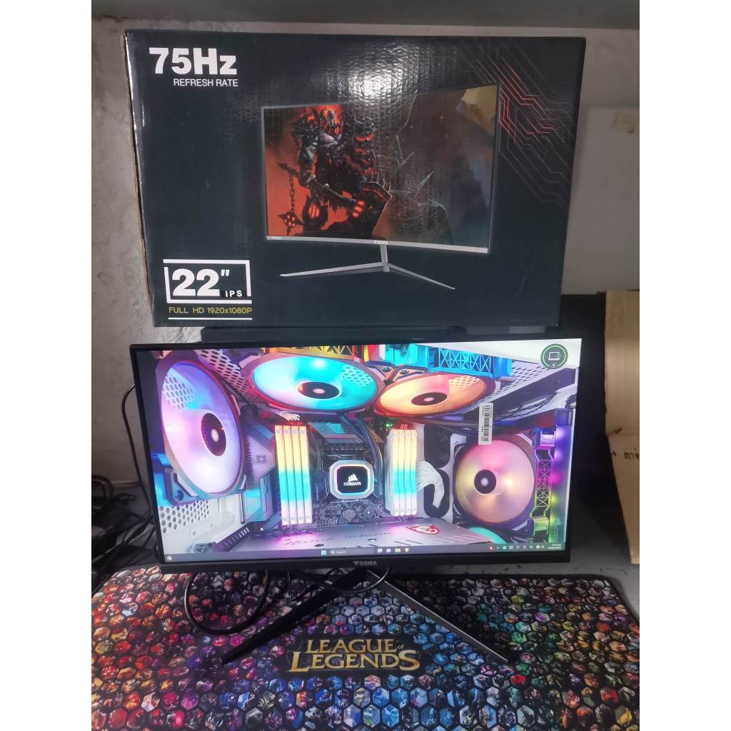 22" Goma G22 75hz IPS Wide Monitor BrandNew w/warranty complete accessories | Shopee Philippines
