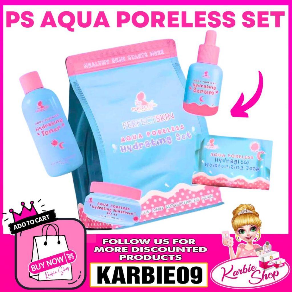 Perfect Skin Aqua Poreless Hydrating Set | Shopee Philippines