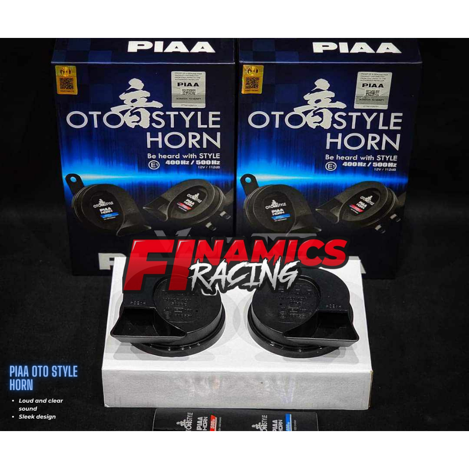 PIAA OTO STYLE HORN 400HZ/500HZ 12V 112dB | Shopee Philippines