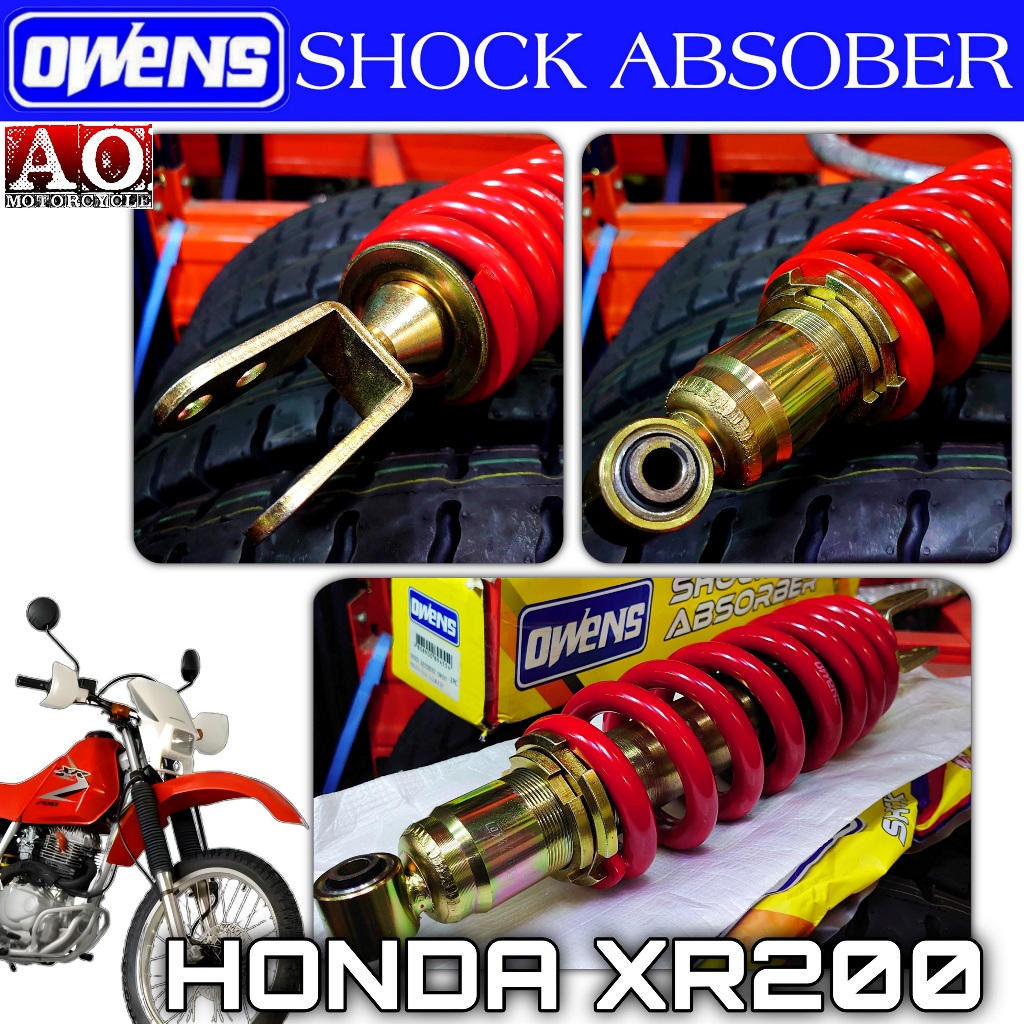 OWENS Rear Shock Absorber For Honda XR200 Mono Shock 375mm - Cash On ...
