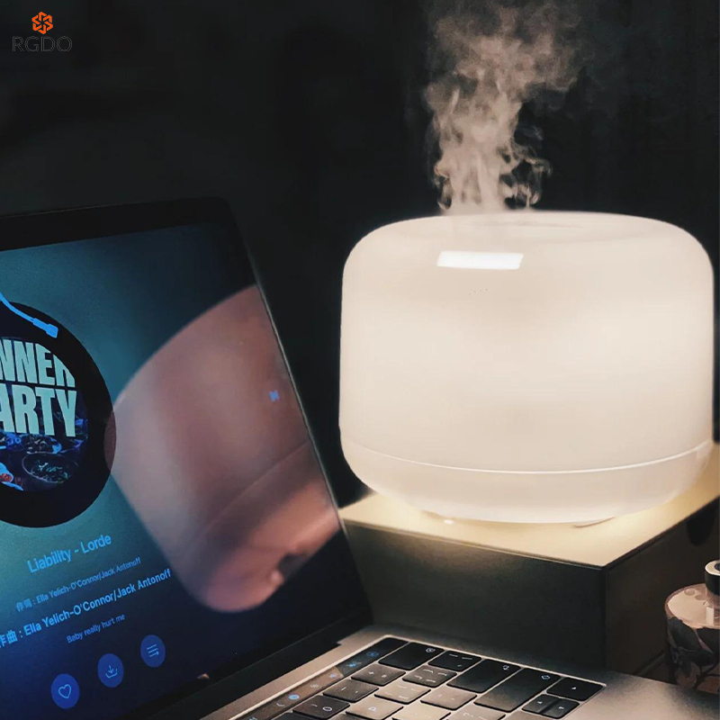 500ML Ultrasonic Humidifier Air Humidifier Anti-Burn Aroma Diffuser ...