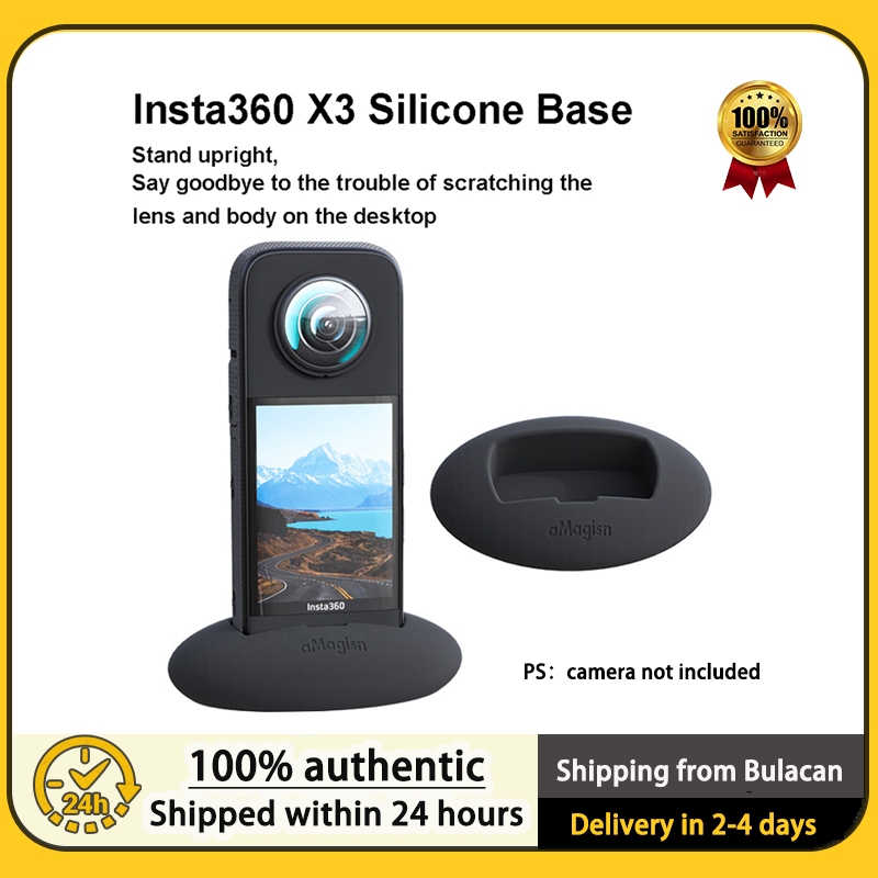 Camera Mount For Insta360 X3 Desk Stand Mount Base Holder Silicone ...