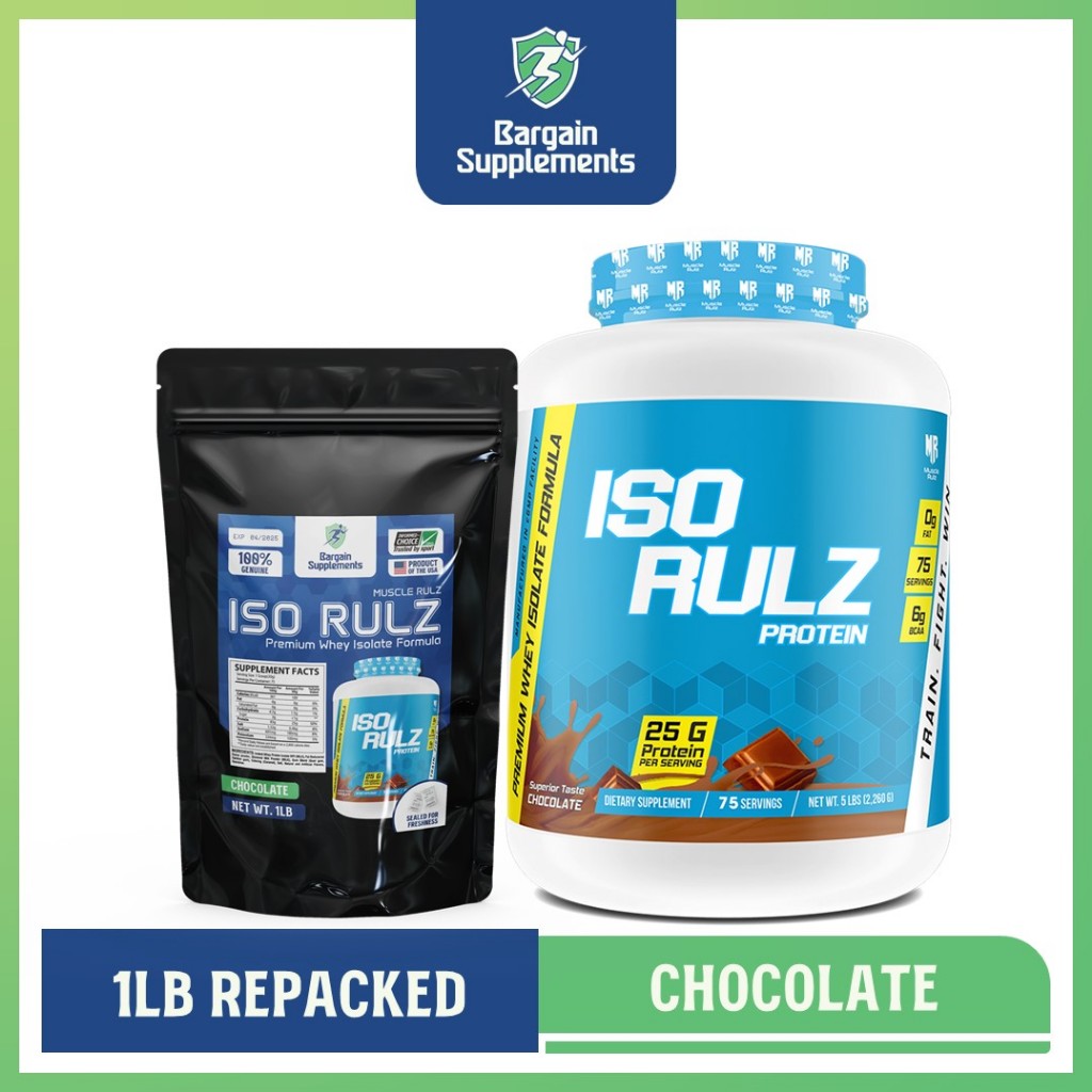 REPACKED | Muscle Rulz Iso Rulz Premium Whey Protein Isolate Formula ...