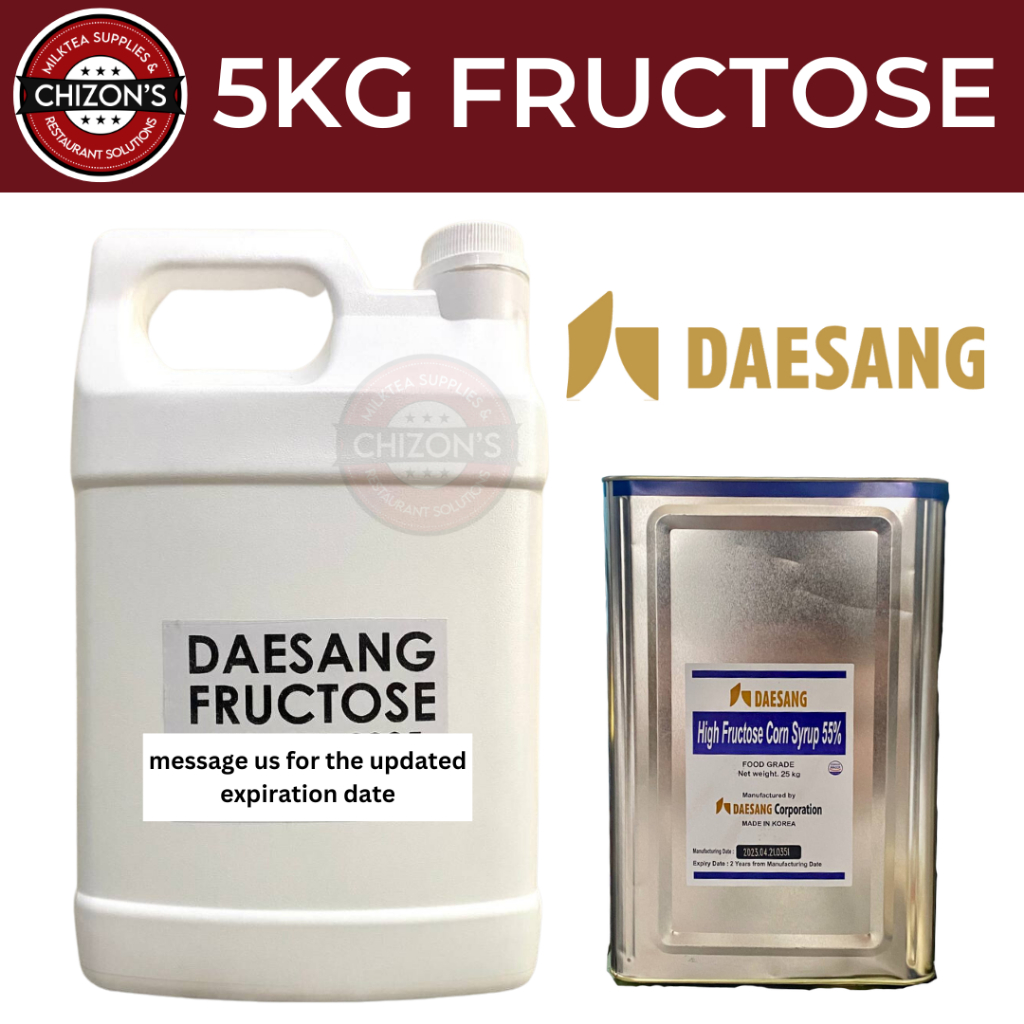 Daesang Fructose / CTEA Fructose Syrup 1 Gallon for Milktea, Frappe ...