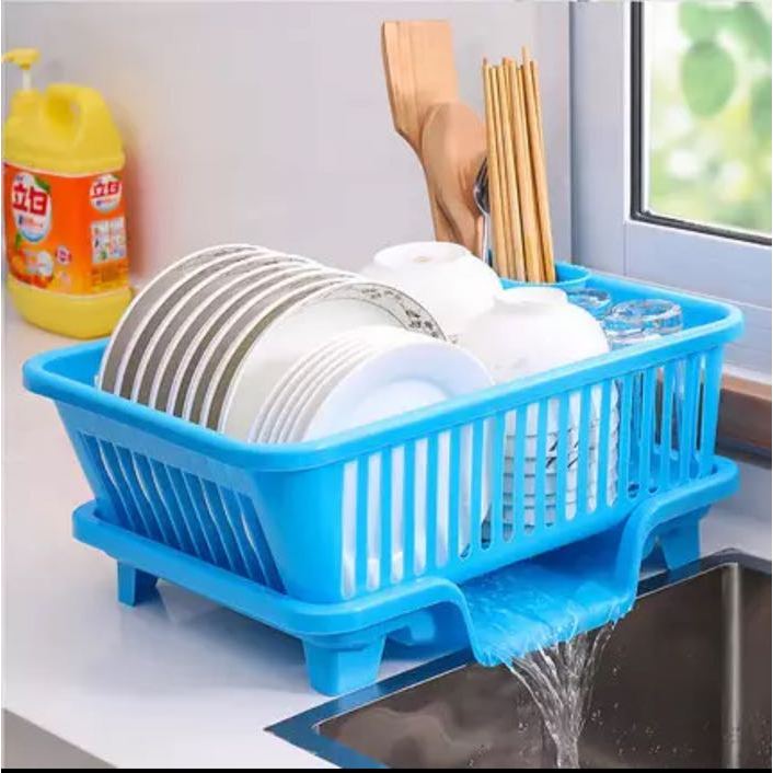 Plastic Drainer Holder Kitchen Dish Bowl Plate Drying Utensils Rack ...