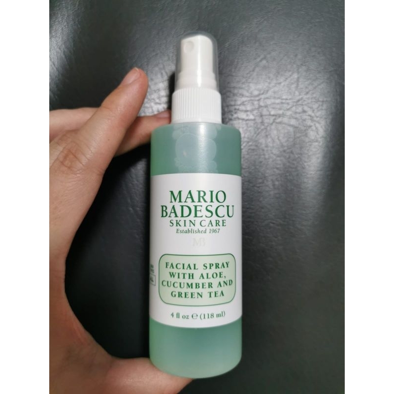 Mario Badescu Facial Spray with Aloe Cucumber and Green tea 4Oz (118mL ...
