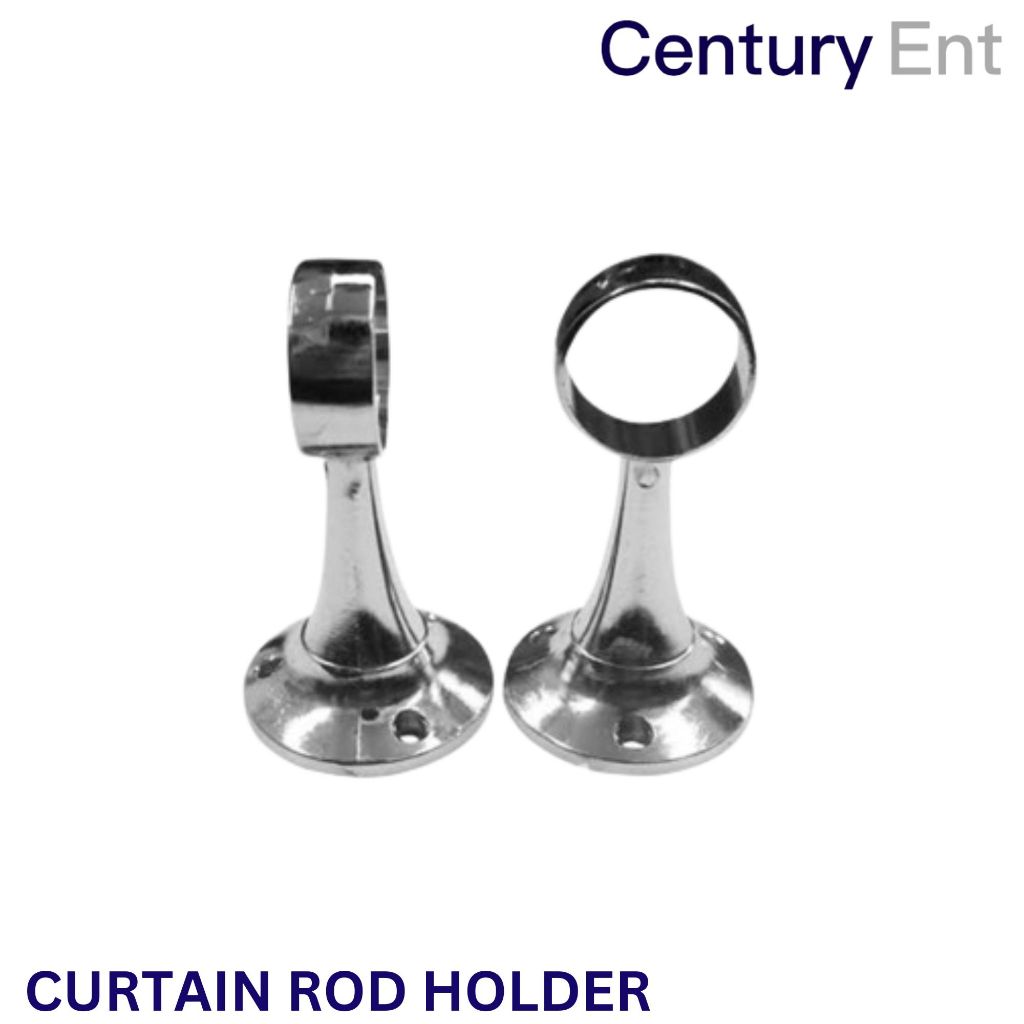Per Piece | Curtain Rod Holder | Chrome Center Post | 1/2” 3/4” 1 ...