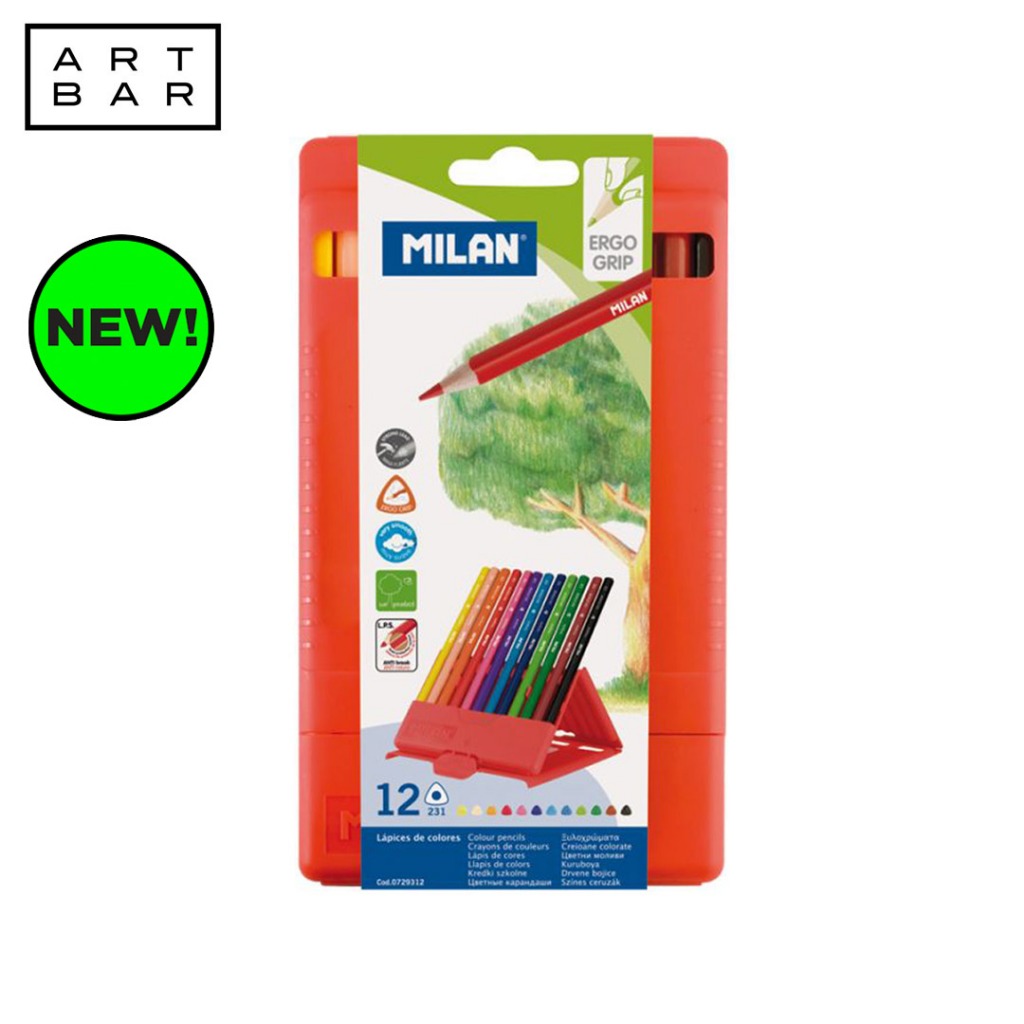 Milan Colored Pencil Flexibox 12 Colors - Art Bar | Shopee Philippines