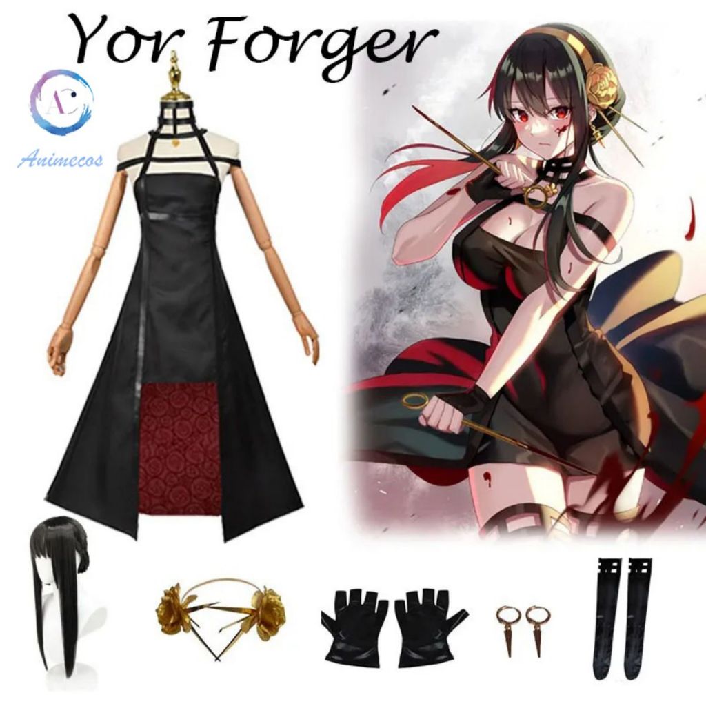 Yor Forger Cosplay costume Anime Spy X Family Cosplay Yor Briar ...