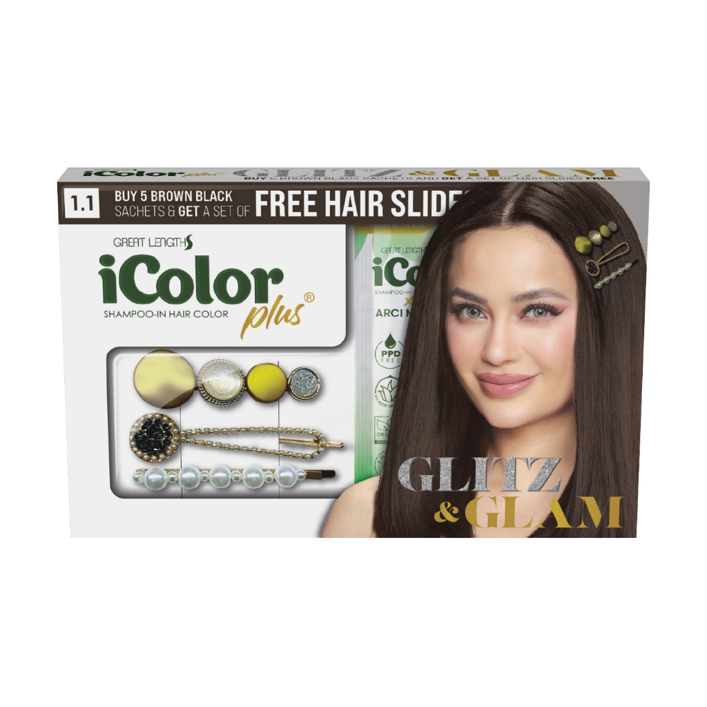 iColor Plus Shampoo-In Hair Color x Arci Muñoz 5 sachets + Free Hair ...