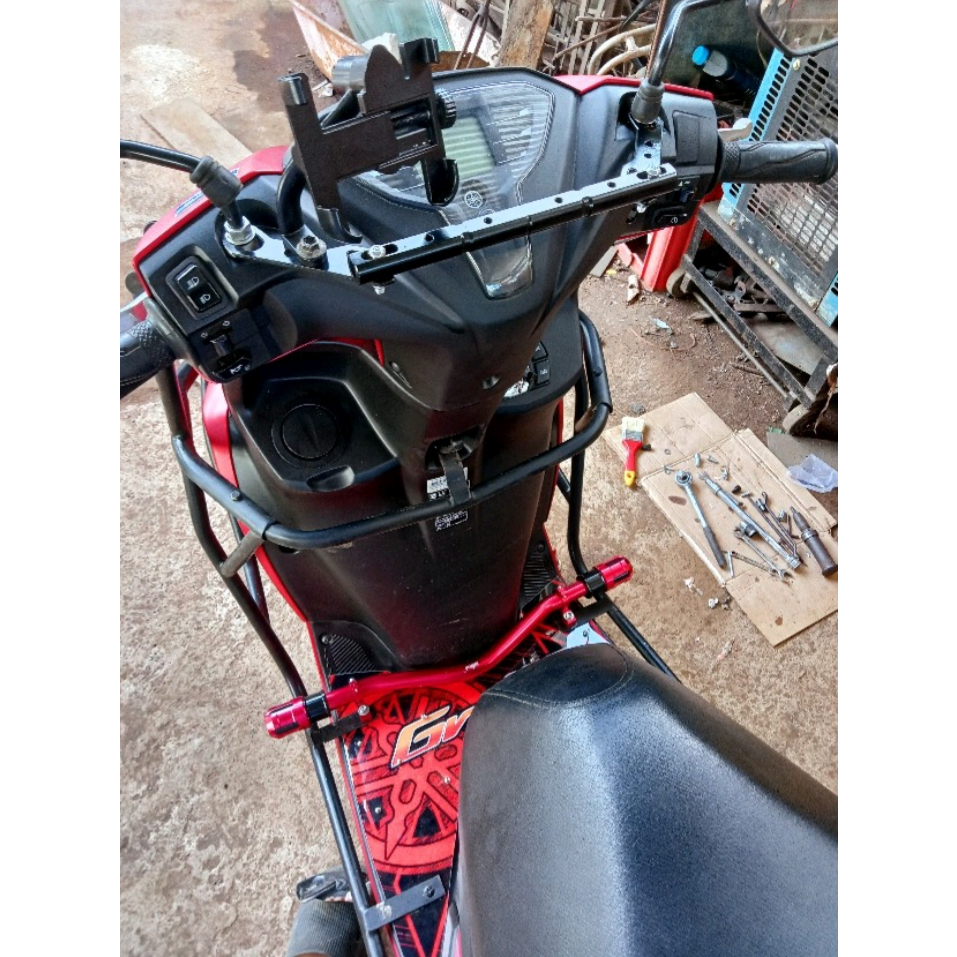 YAMAHA MIO GRAVIS VERSION 1 FIBER MATTING FREE STAINLESS SCREW | Shopee ...