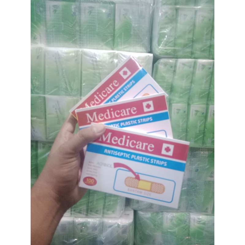 MEDICARE ANTISEPTIC PLASTIC STRIPS WITH ACRINOL 100pcs PER BOX | Shopee ...