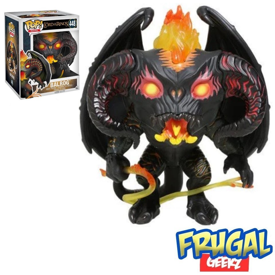 Funko Pop! Movies: The Lord Of The Rings - Balrog 6" Deluxe #448 with ...