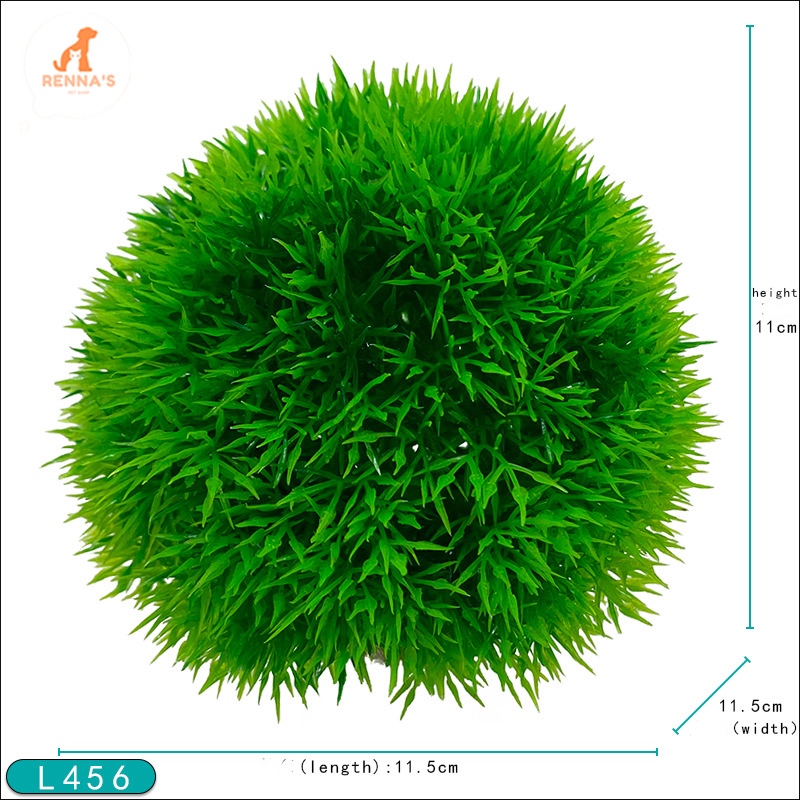 Renna's Artificial Water Grass Aquarium Decor Plant Fish Tank Landscape ...