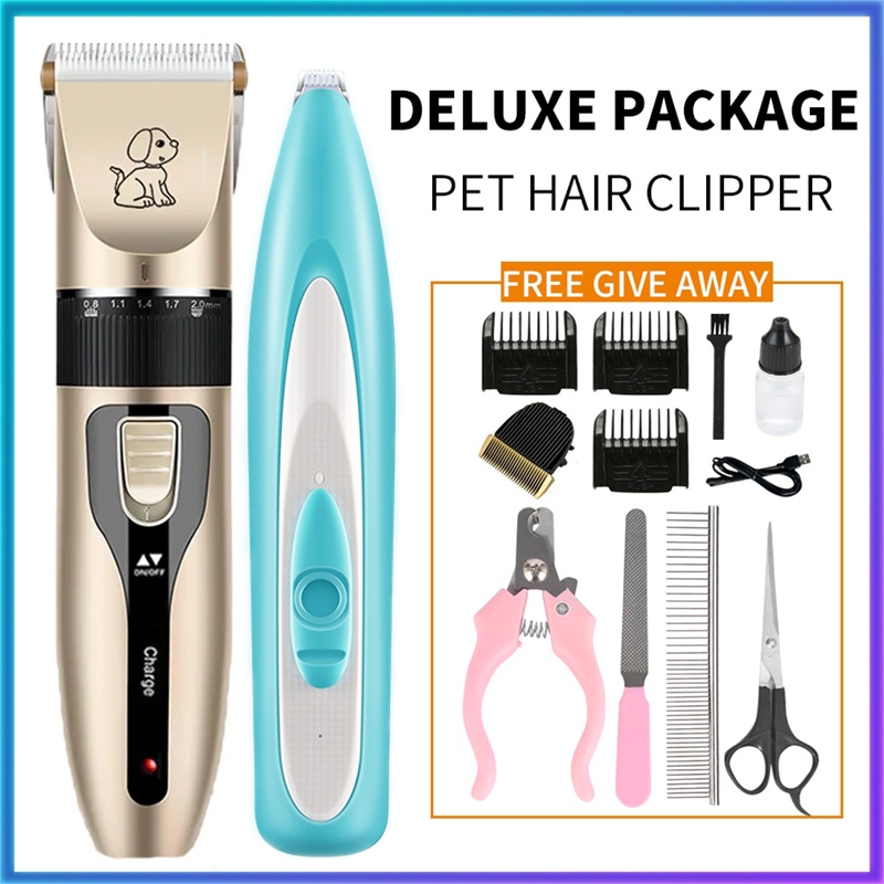 High Quality Rechargeable Pet Cat Dog Hair Razor Trimmer Grooming Kit ...