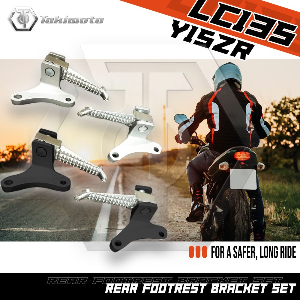 Takimoto Motorcycle Rear Footrest With Bracket for YAMAHA SNIPER 150/ ...