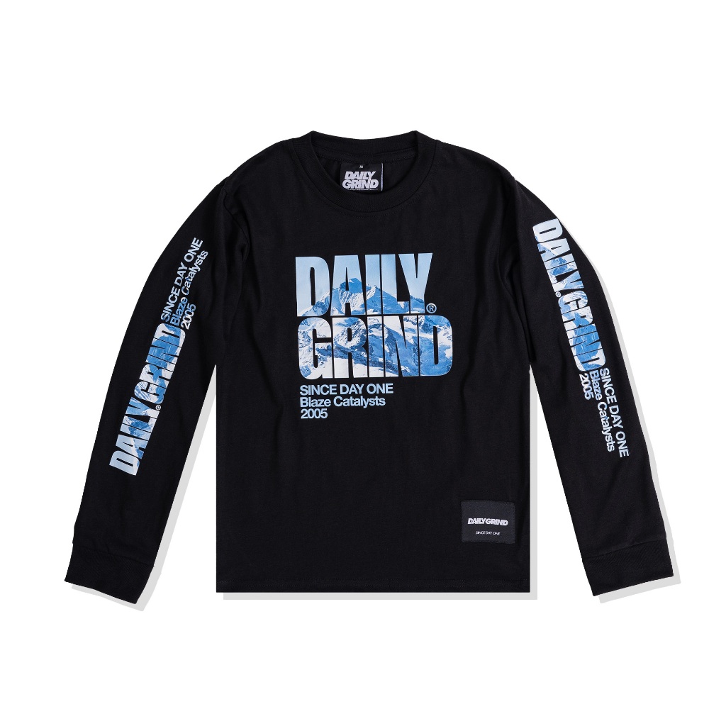 DAILY GRIND KIDS TRAILBLAZE LONGSLEEVES FOR KIDS BLACK | Shopee Philippines
