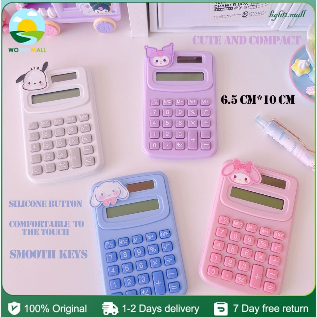 Mini calculator Sanrio calculator Office supplies stationery Small ...