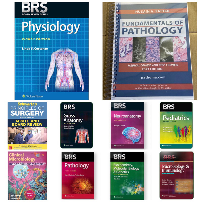 BRS Physio 8th, Absite 11th, BRS GROSS ANATOMY 10th Edition, Pathoma 2023 and more | Shopee ...