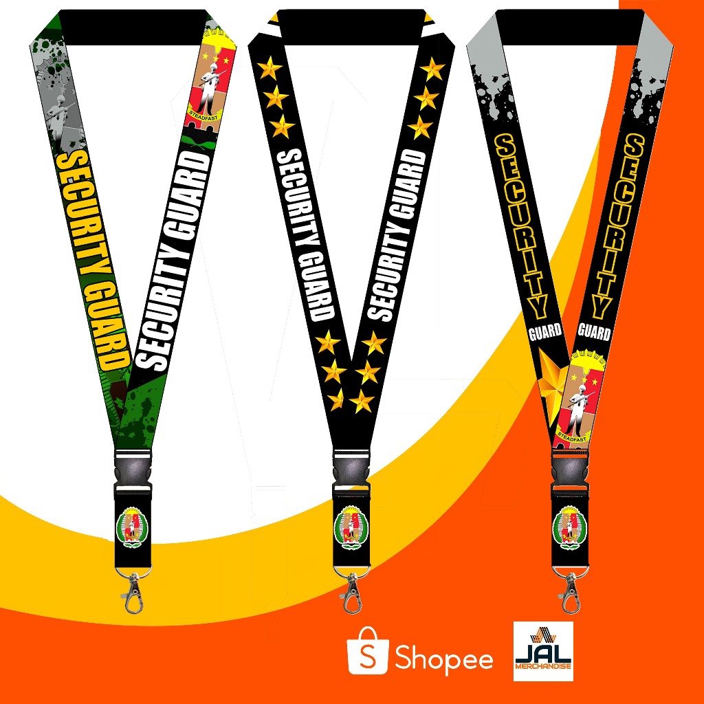 SECURITY GUARD LACE / SEKYU ID LACE LANYARD / ID SLING | Shopee Philippines