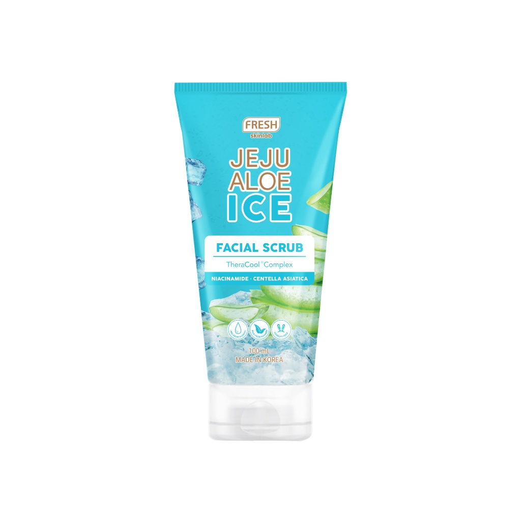 FRESH SKINLAB Jeju Aloe Ice Facial Scrub 100ml | Shopee Philippines