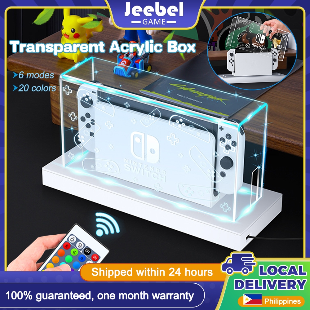 Acrylic Dust Cover Nintendo Switch OLED Transparent Color Dustproof ...