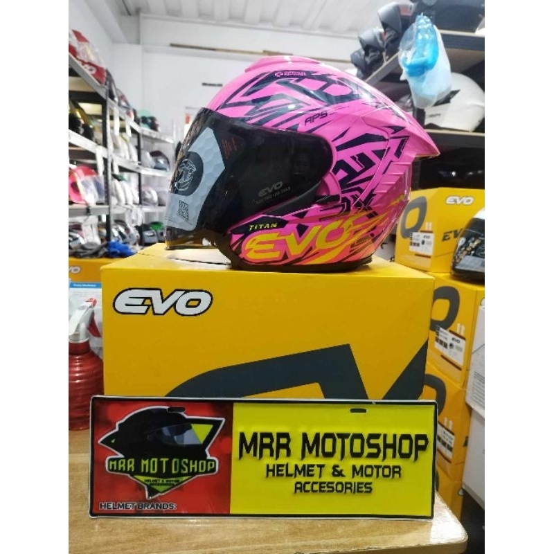 evo rx5 titan halface helmet | Shopee Philippines