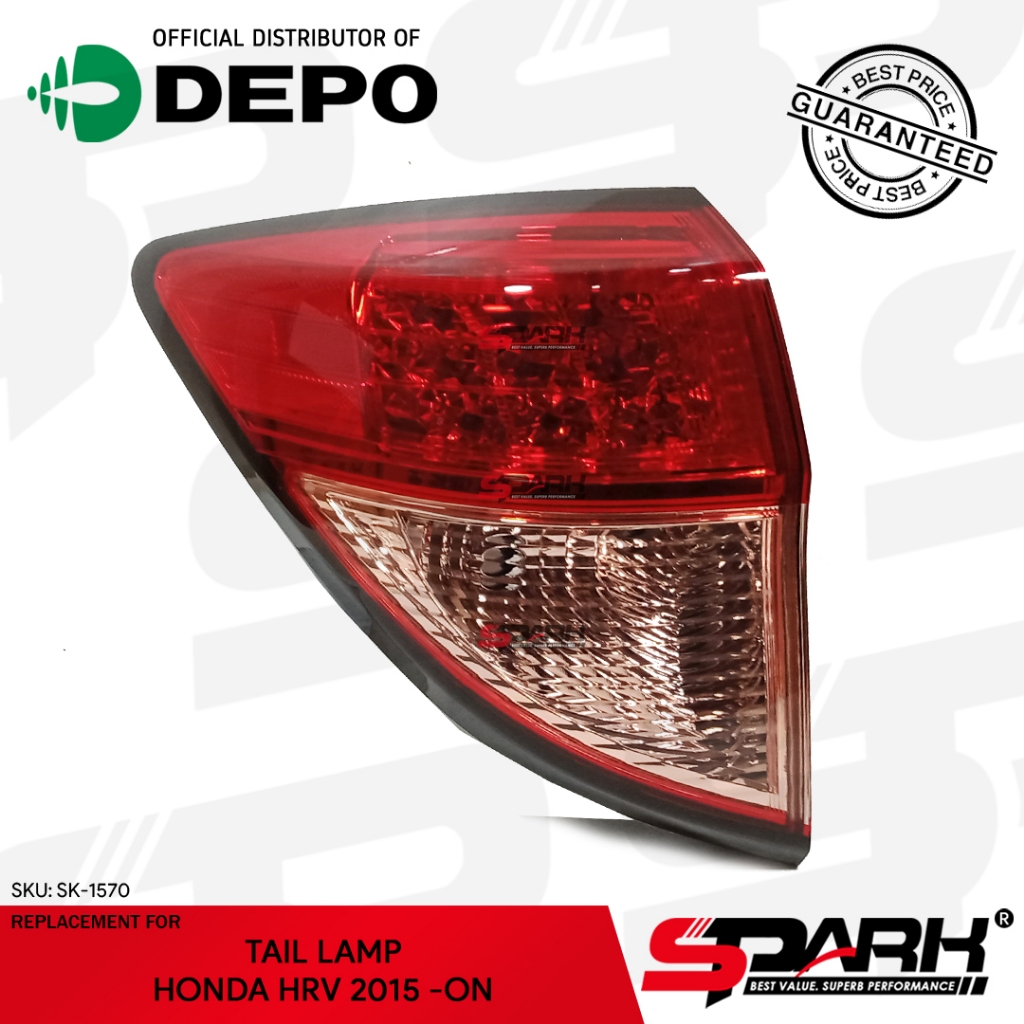 Tail Lamp Tail Light Rear Lamp Stop Light for Honda H-RV 2015 Honda HRV ...