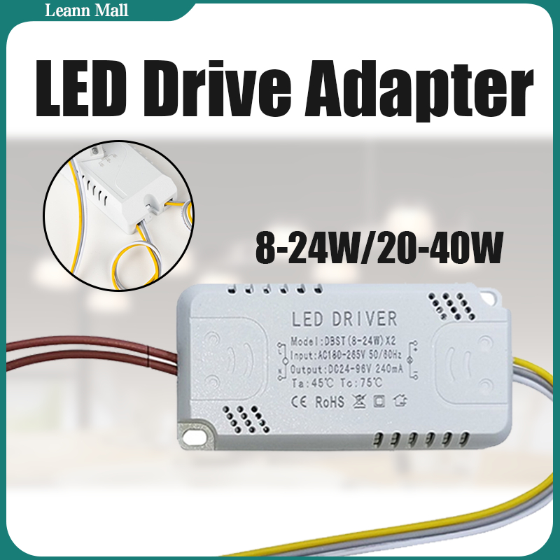 (8-24W)x2 (20-40W)x2 LED Driver 3 Color For LED Drive Adapter LED ...