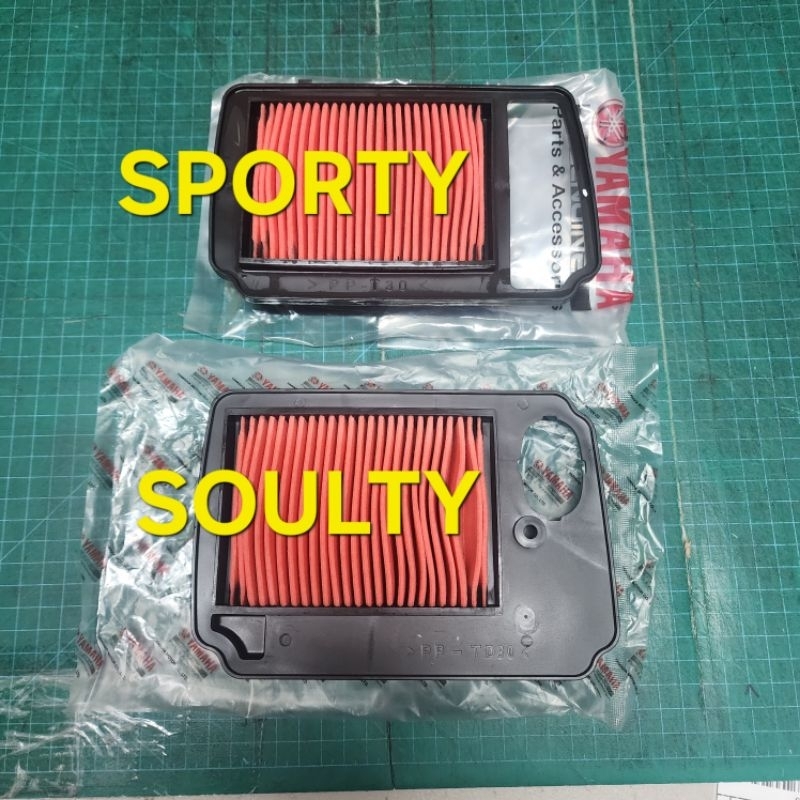 Genuine Yamaha Mio Sporty Soulty Air filter | Shopee Philippines
