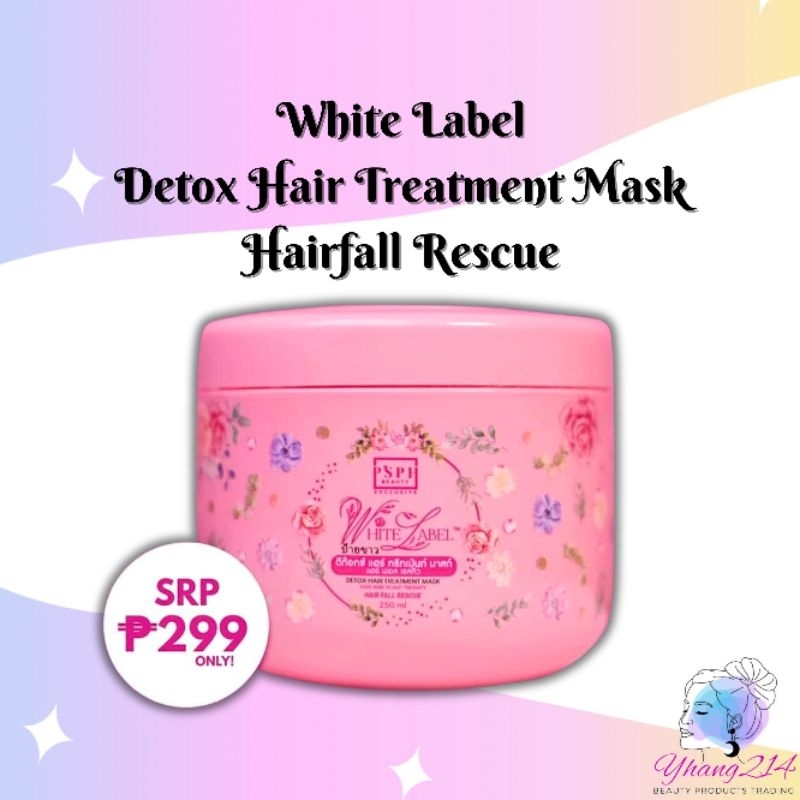 White Label Detox Hair Treatment Mask Hair Fall Rescue | Shopee Philippines