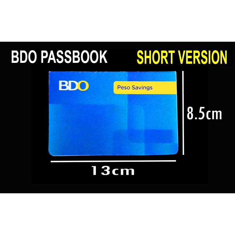 BDO PASSBOOK CASE - CASE For REGULAR AND WIDER VERSION BDO PASSBOOK- | Shopee Philippines
