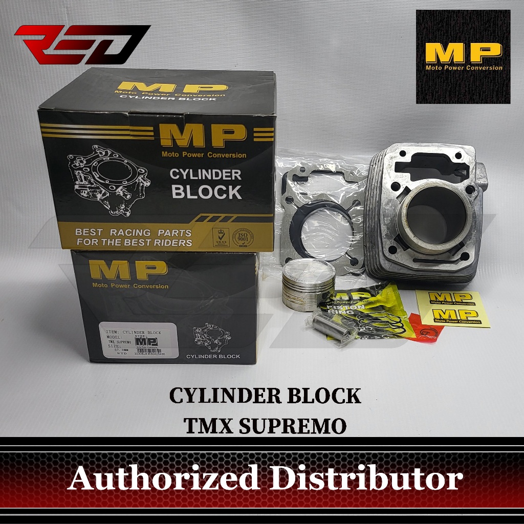 Cylinder Block MP TMX Supremo 57.3MM / Wave100 50MM / Wave125 57MM ...