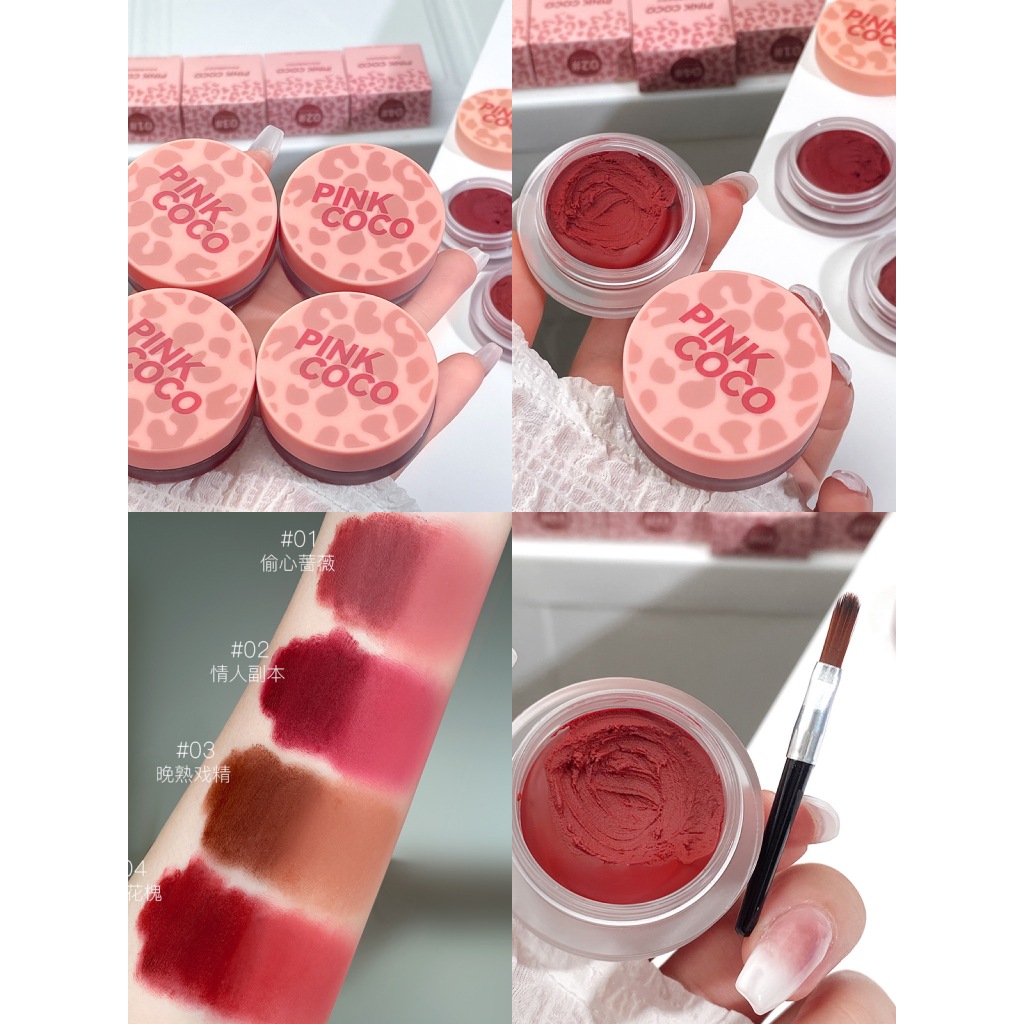 PINK COCO Soft Focus Milk Mist Filling Lip Mud Matte Long Lasting Lip ...