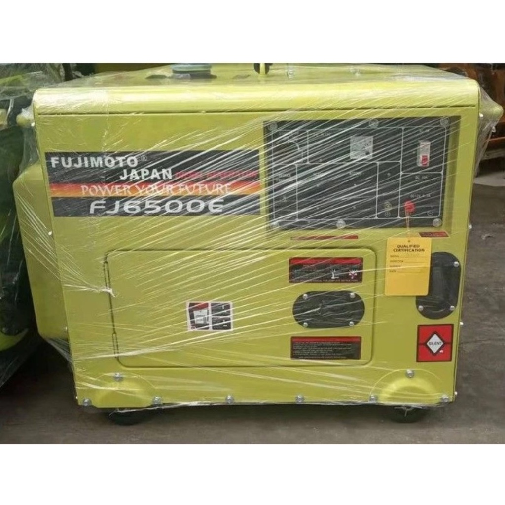 (!)FUJIMOTO DIESEL GENERATOR SILENT TYPE 6.5KVA FJ6500E 100%COPPER | Shopee Philippines