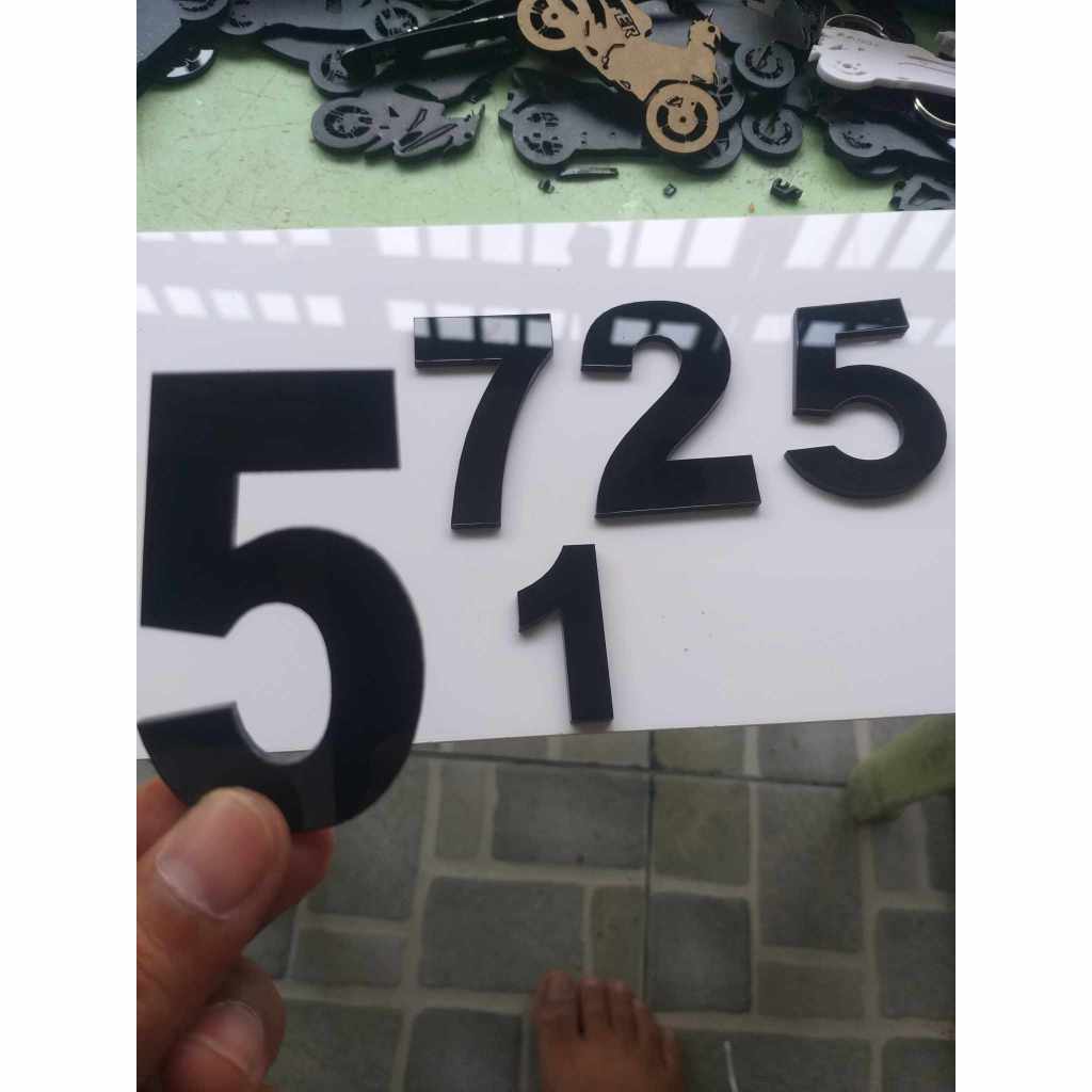 2inch laser die cut Acrylic Character/number/letters | Shopee Philippines
