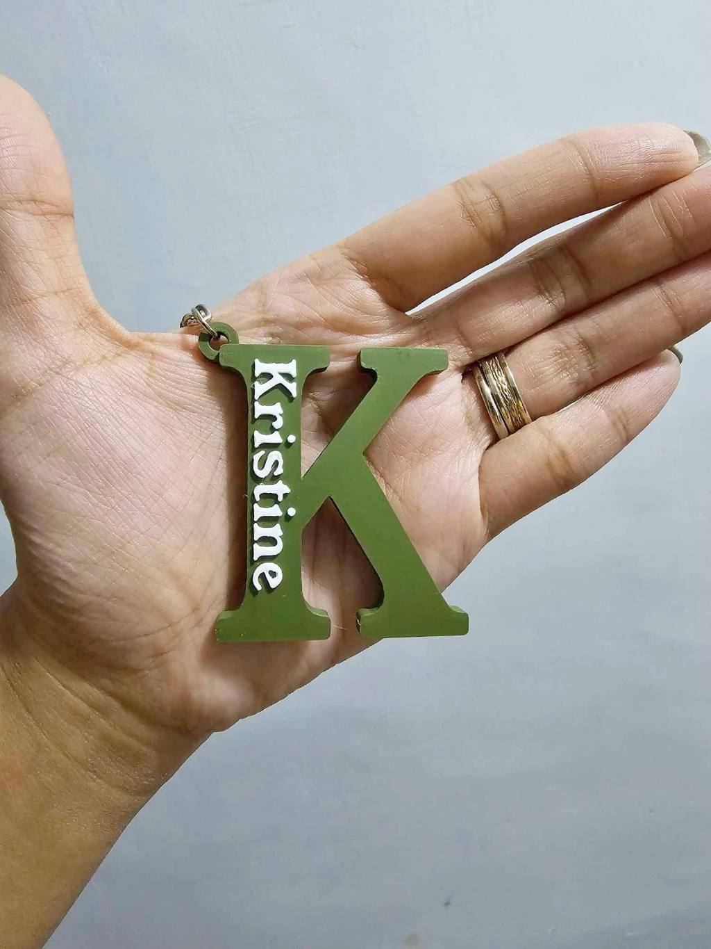 3D Printed Personalized Keycharm [Name Keychain][Custom Key Chain][Letter keychain] | Shopee ...