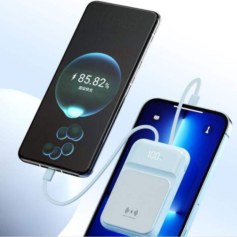 Magnetic suction wireless Power bank 10000mAh/5000mAh PD20w | Shopee ...