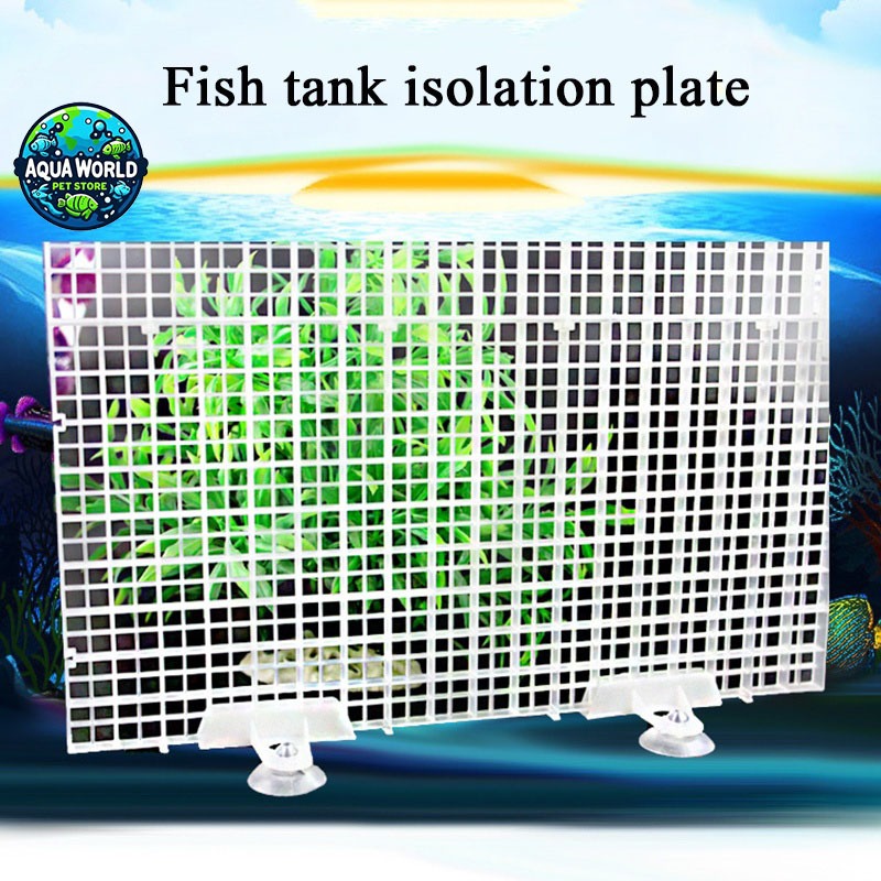 Fish Tank Isolation Plate Upper Cover Net Bottom Filter Grid Bracket ...