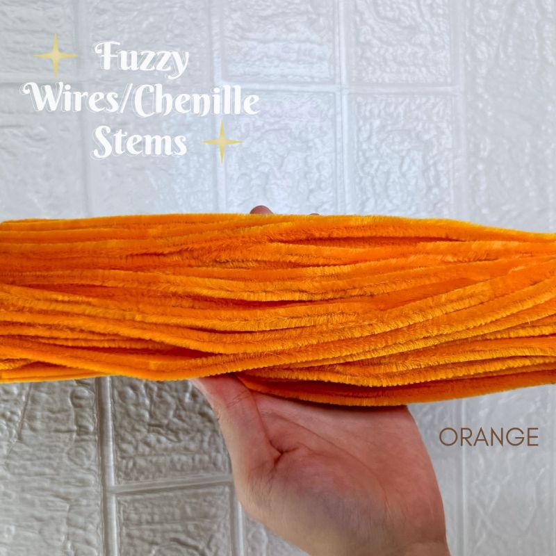 Fuzzy Wires/Chenille Stems (100 or 50 pcs per bundle) | Shopee Philippines