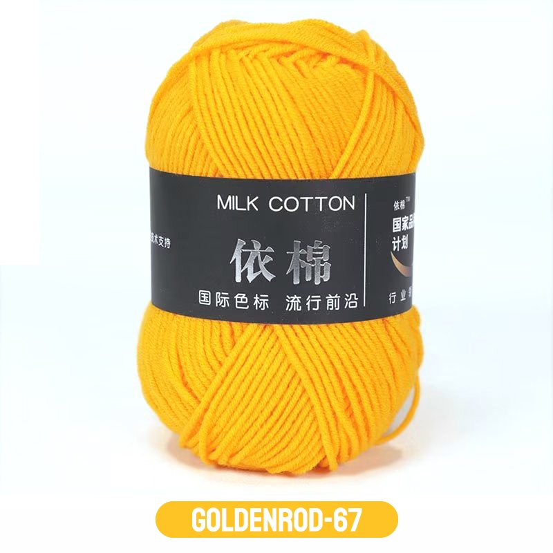 4 Plys 50g Smooth Milk Fiber Knitting Wool Crochet Yarn Milk Cotton ...