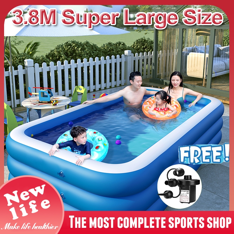 【COD】Inflatable Swimming Pool for Kids, children's baby toy pool, 4 ...