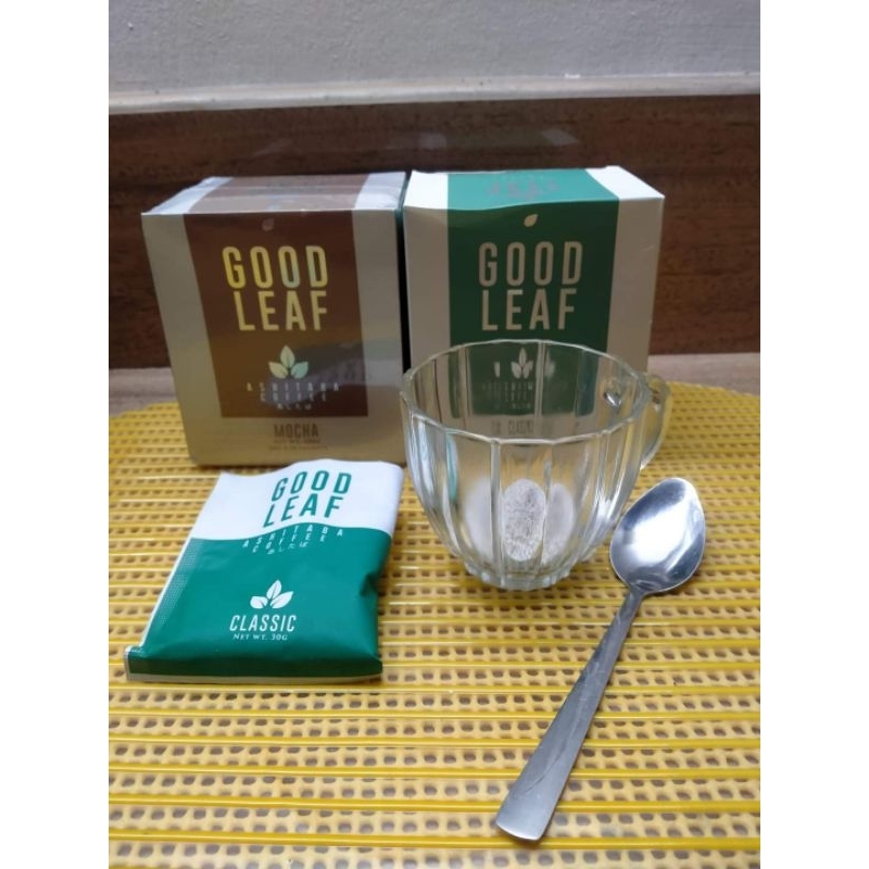 Good Leaf Ashitaba Organic Coffee Sachet By JC Premiere (Mocha Flavor ...
