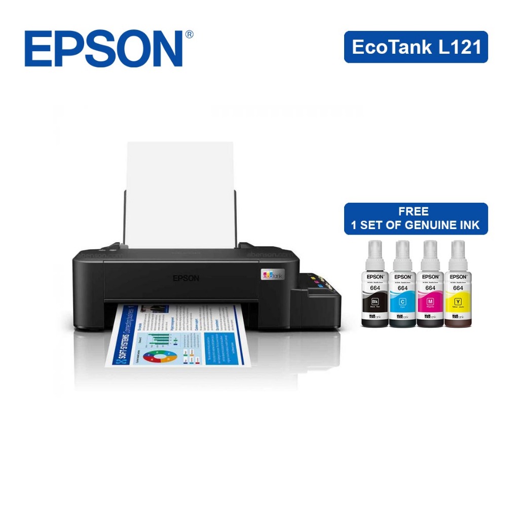 Epson L121 EcoTank Ink Tank Printer | Shopee Philippines