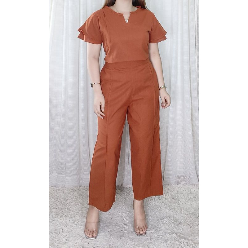 Eunice Coordinates Pants Terno (D&T) | Shopee Philippines