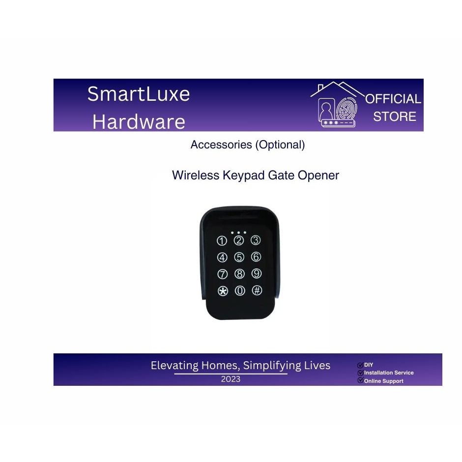 Wireless keypad gate opener (For Swing Gate and Sliding Gate motor ...