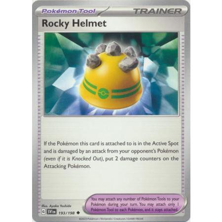 Rocky Helmet - 193/198 - Regular Trainer | POKEMON TCG: SV - Base Set ...