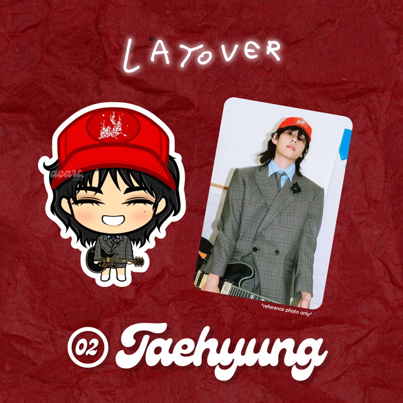 BTS V Layover Fanmade Stickers | Shopee Philippines
