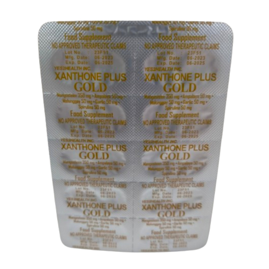Xanthone Plus Gold Capsule 10PIECES ONLY/ 1PAD | Shopee Philippines